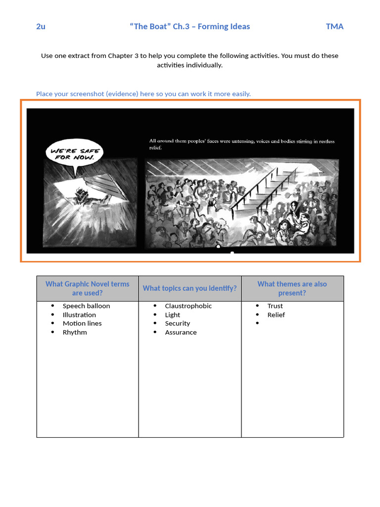 The Boat Analytical Writting Task | PDF