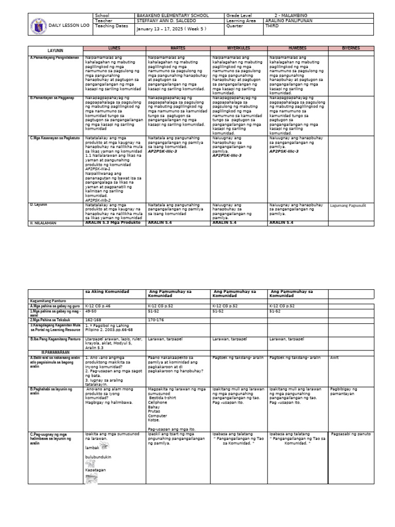 AP 2 Quarter 3 Week 4 | PDF