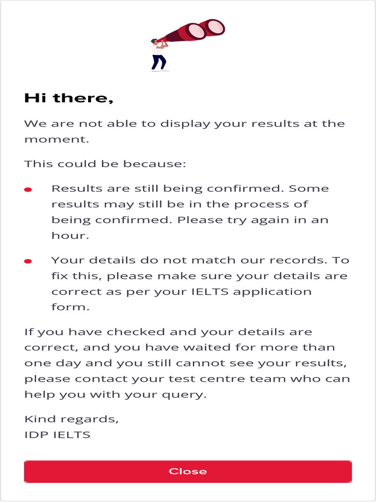 Check Your IELTS Results IDP IELTS | PDF
