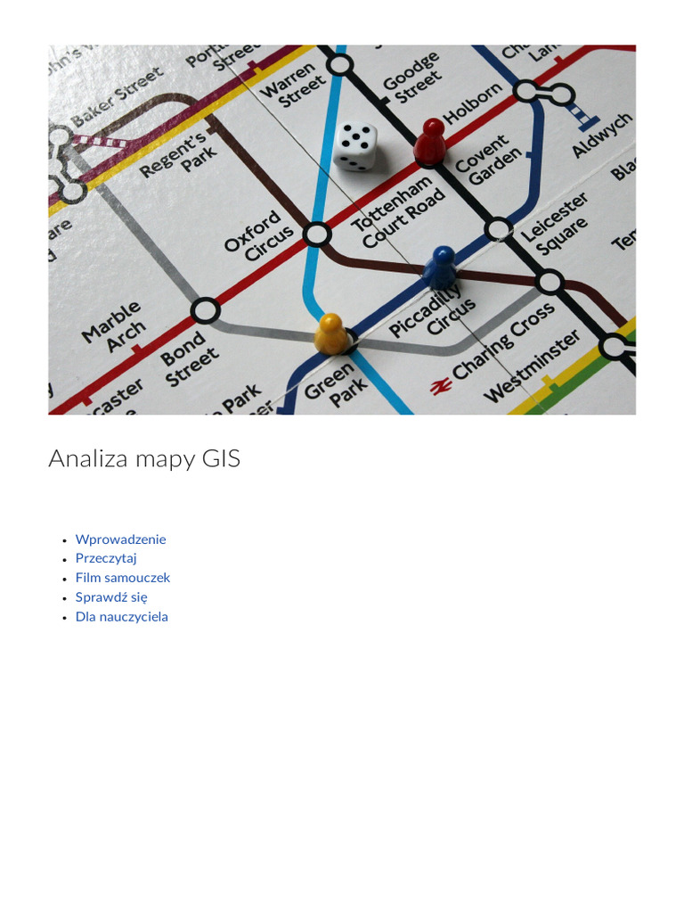 Analiza Mapy GIS | PDF
