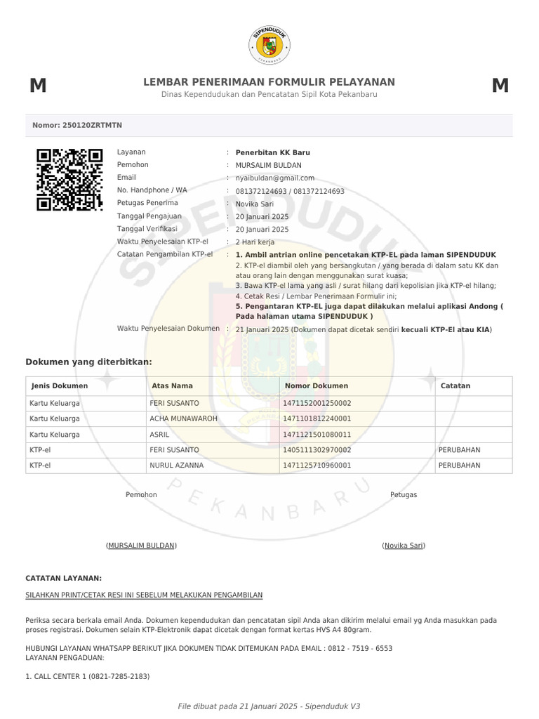 RESI KTP FERI SUSANTO | PDF