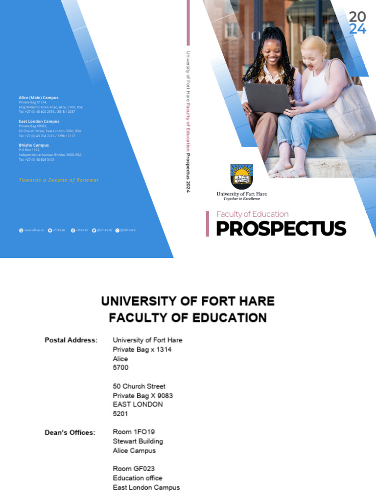 Education Prospectus | PDF | Teachers | Bachelor's Degree