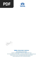 TCS Resignation Acceptance Letter | PDF | Finance & Money Management