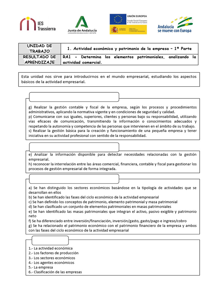 Piac-Ut01 1 | PDF | Business | Factores de producción