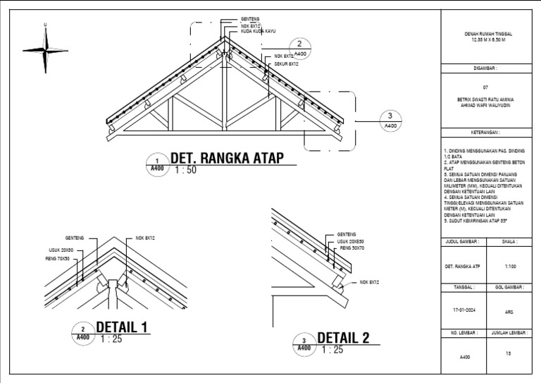 Det. Rangka Atap | PDF