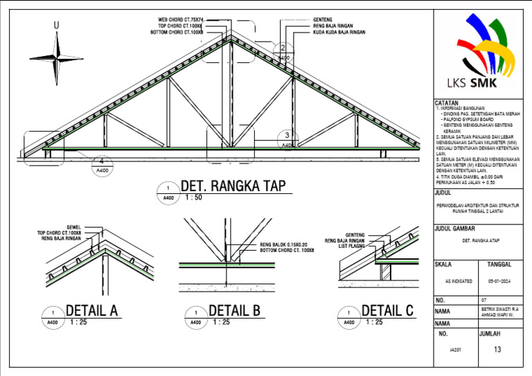Det. Rangka Atap | PDF