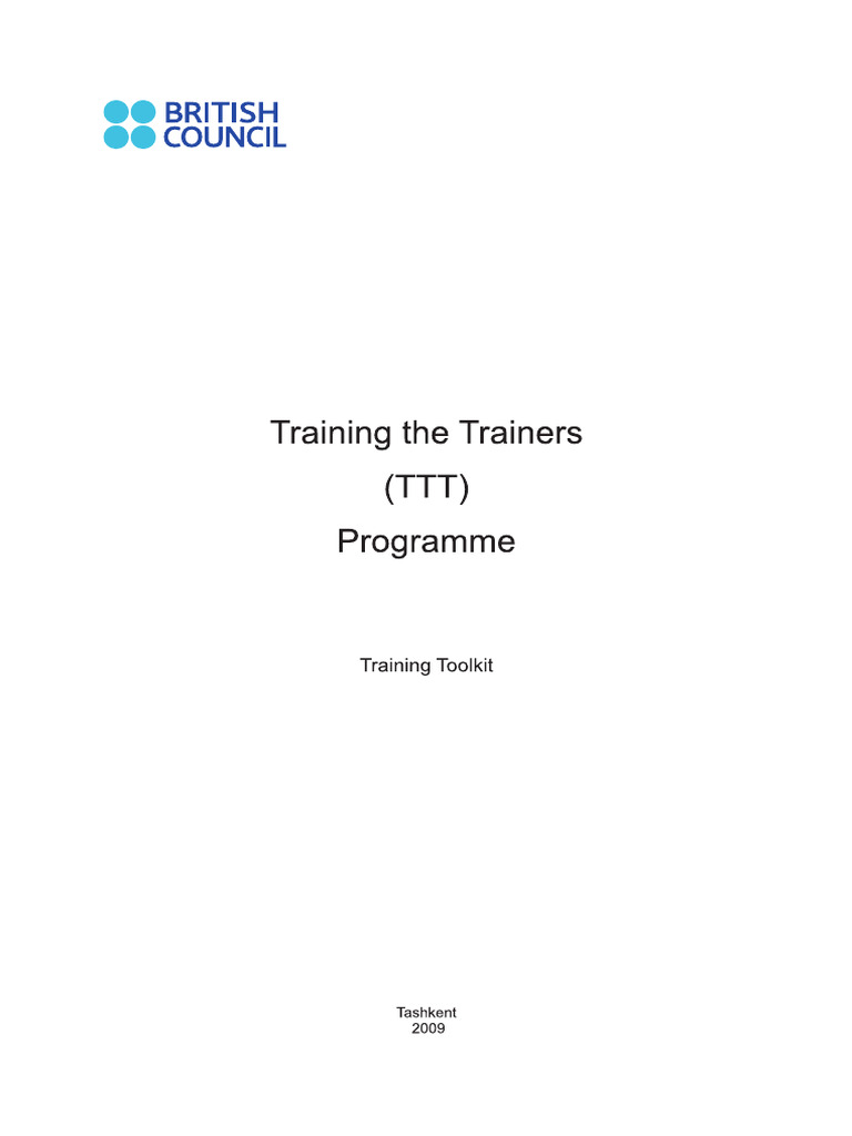 TTT Book | PDF | Teachers | Teacher Education