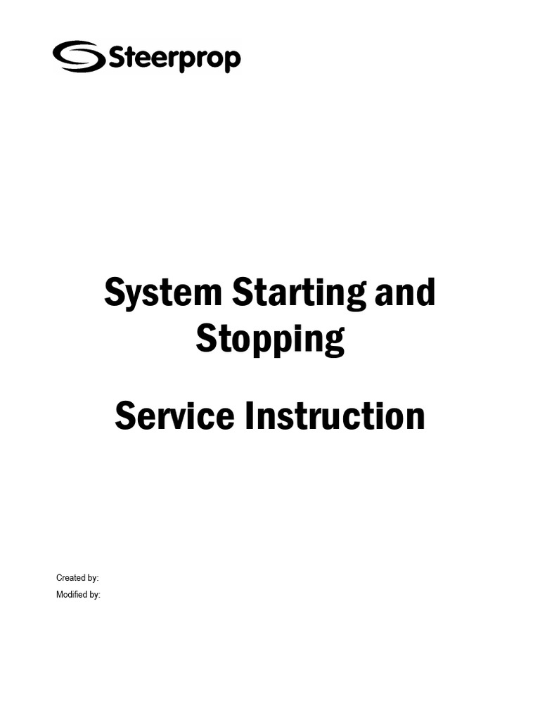 109508-W0193-208 Start Stop | PDF | Equipment | Manufactured Goods
