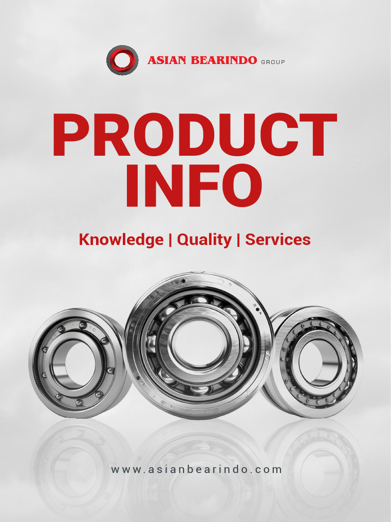 Asian Bearindo Products Information | PDF | Bearing (Mechanical ...