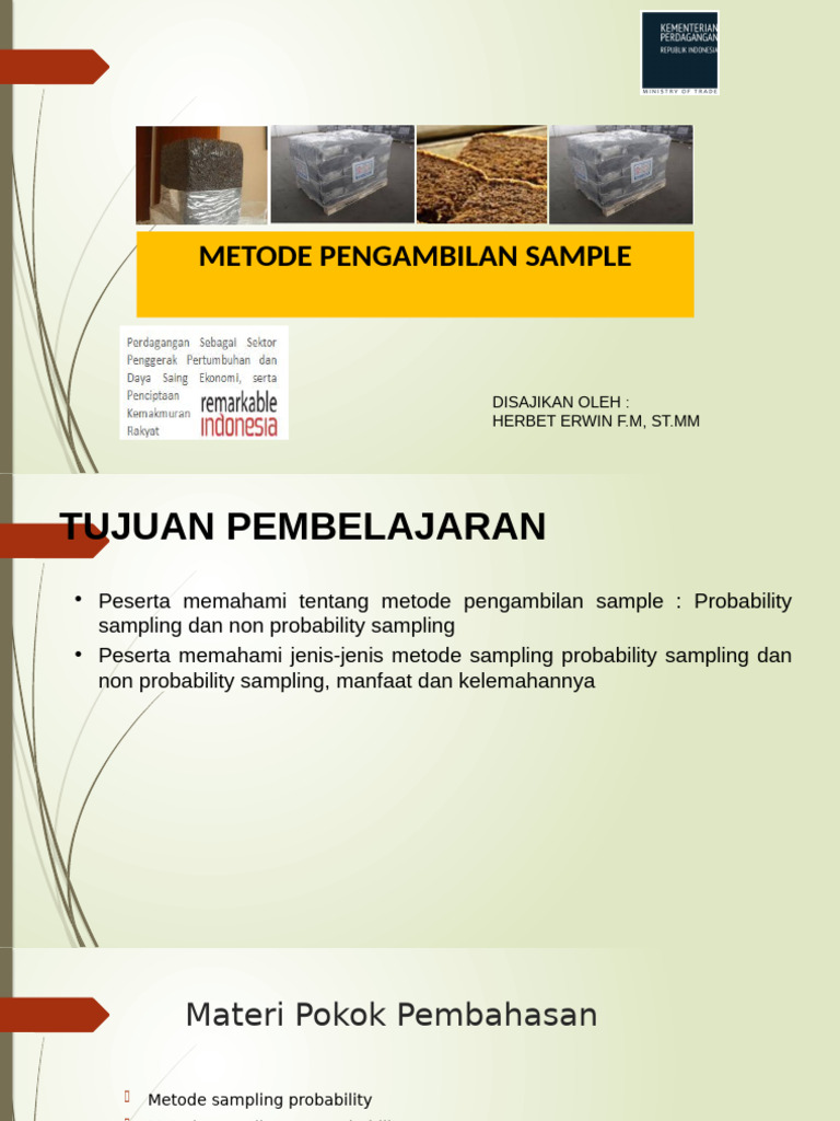 2. METODE PENGAMBILAN SAMPLE | PDF