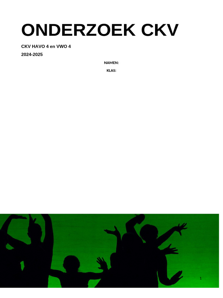 2024 2025 Instructie Onderzoek CKV | PDF