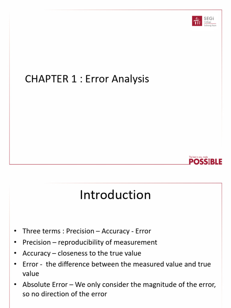 Chapter 1 | PDF | Accuracy And Precision | Outlier