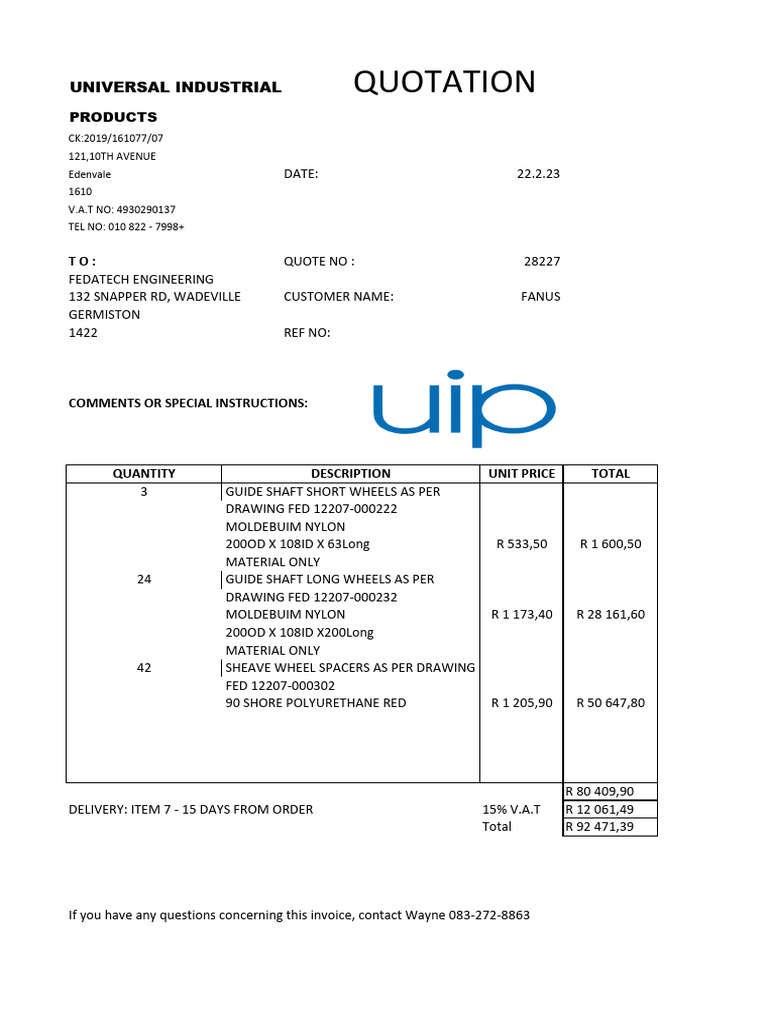 FEDATECH 28227 | PDF