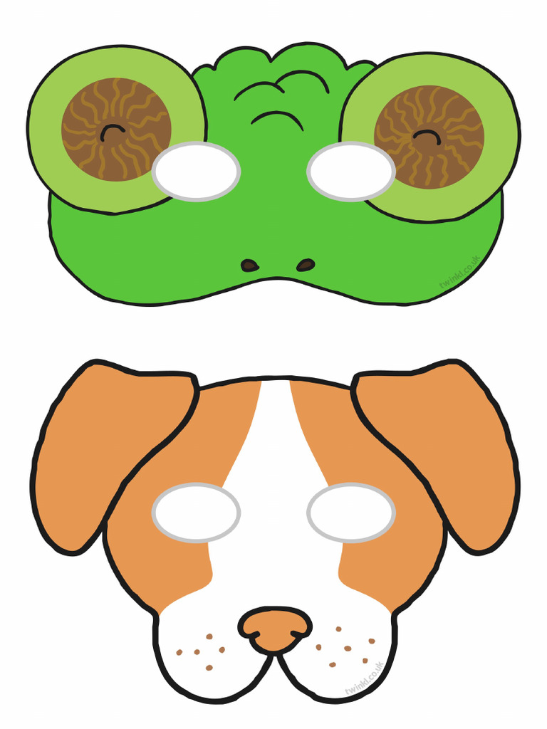 Dear Zoo Role Play Masks | PDF