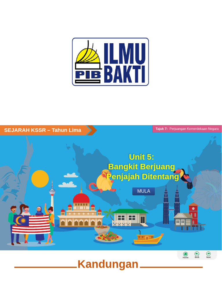 Sejarah Tahun 5-U5 | PDF