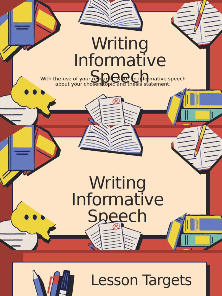Crafting an Informative Speech | PDF | Information | Thought