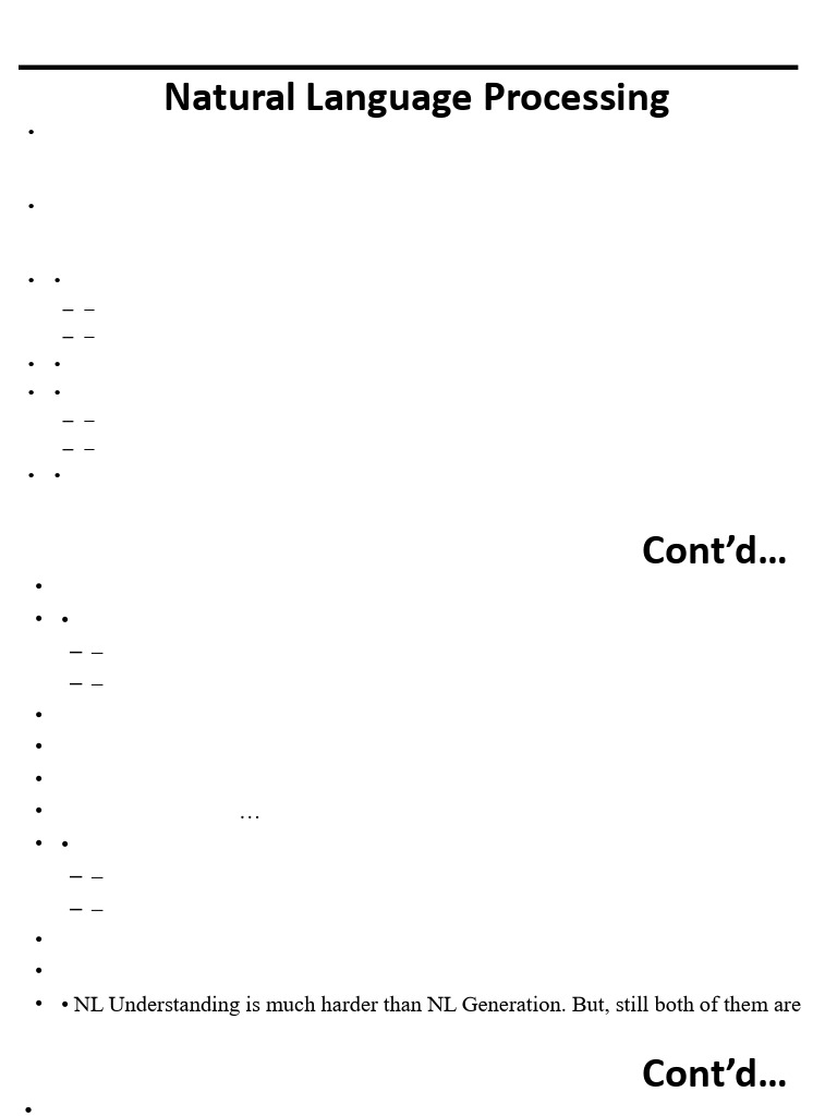 Understanding Natural Language Processing | PDF | Part Of Speech | Parsing