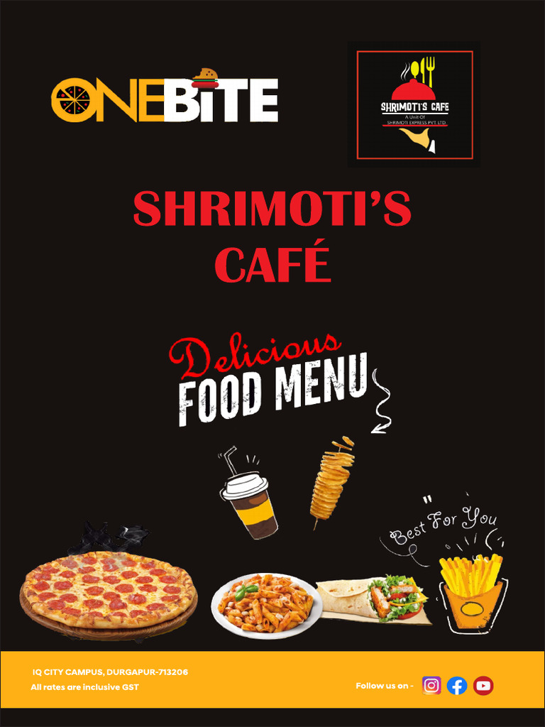 One Bite - Menu - 2024 | PDF