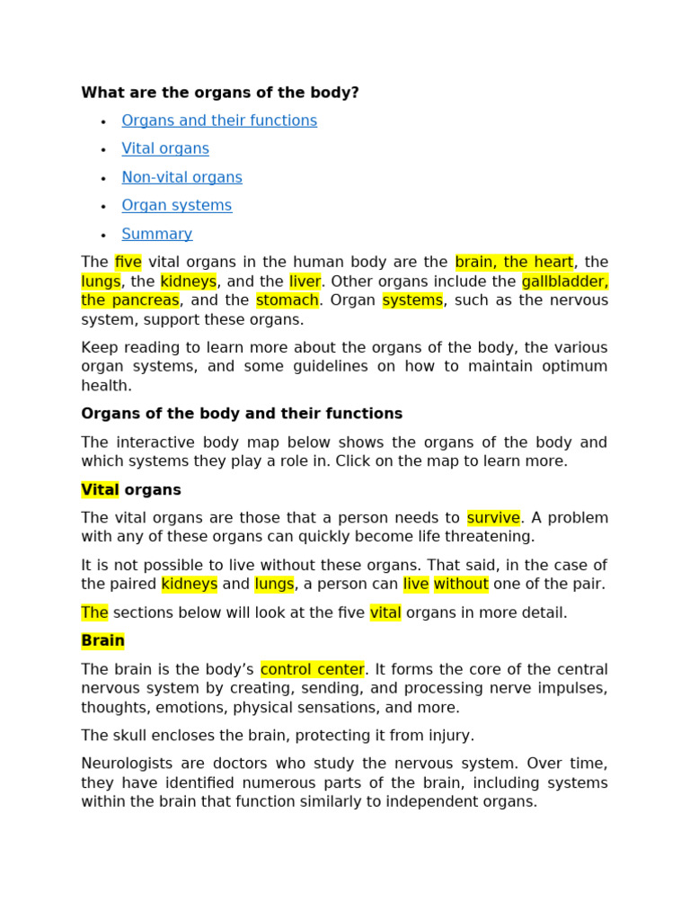 SCT - Organ System | PDF | Stomach | Pancreas