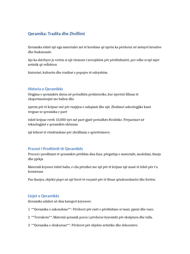 Qeramika | PDF