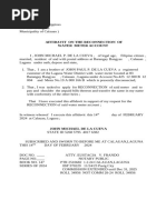 Acceptance of The Inheritance | PDF | Inheritance | Justice