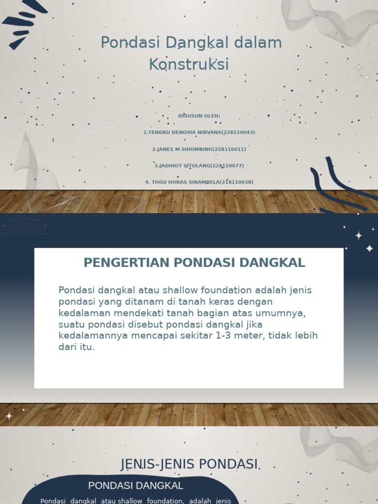 Jenis Pondasi Dangkal dalam Konstruksi | PDF