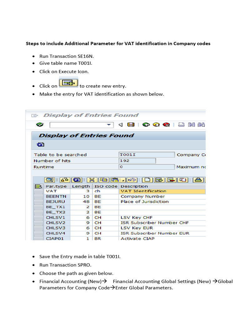 Steps VAT Identification | PDF
