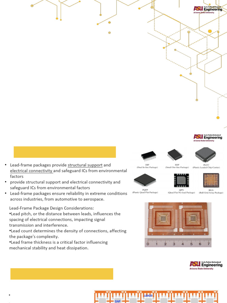 Lecture 3 - 2.2lead Frame Packages | PDF