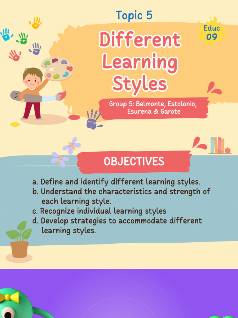 Different-Learning-Styles.-Group-5 | PDF | Learning Styles | Learning