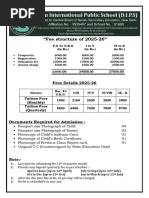 Lucknow Public School Fee Structure 2024-25 | PDF