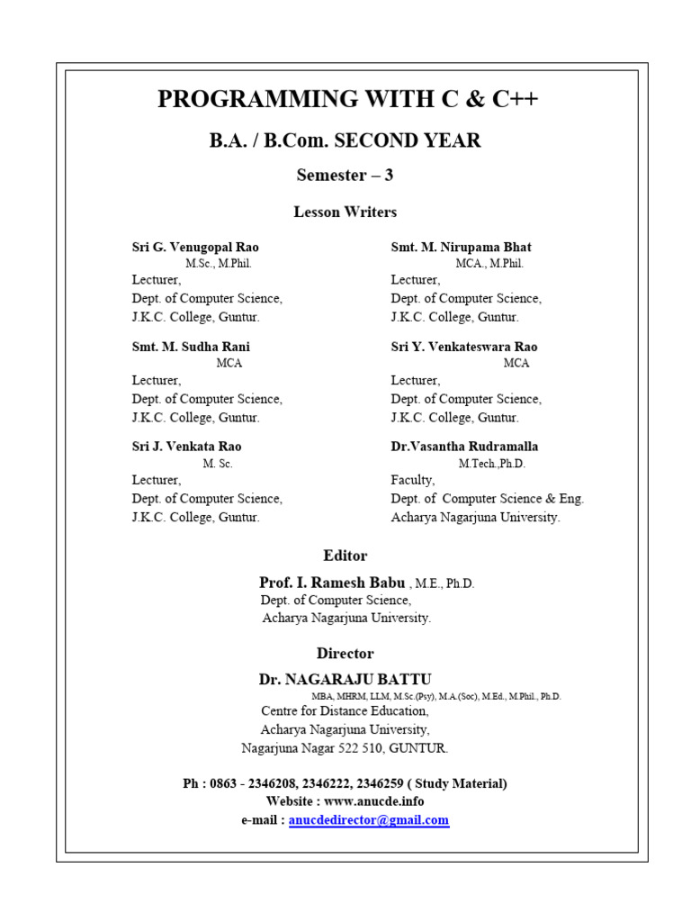 310BCO21 | PDF | Programming | Computer Program