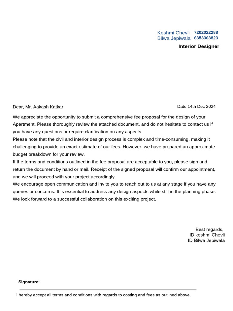 Mr. Aakash Katkar Contract PDF | PDF | Business | Private Law