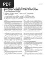 MENQOL Questionnare | PDF