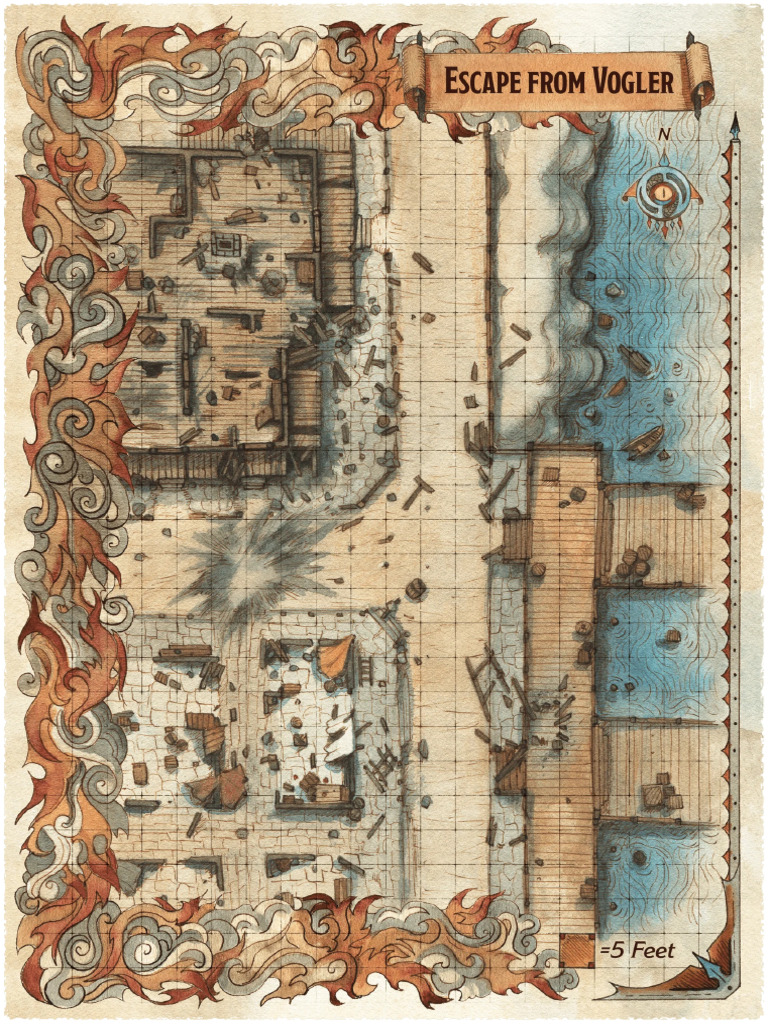 050 Map 3.03 Escape From Vogler Player | PDF