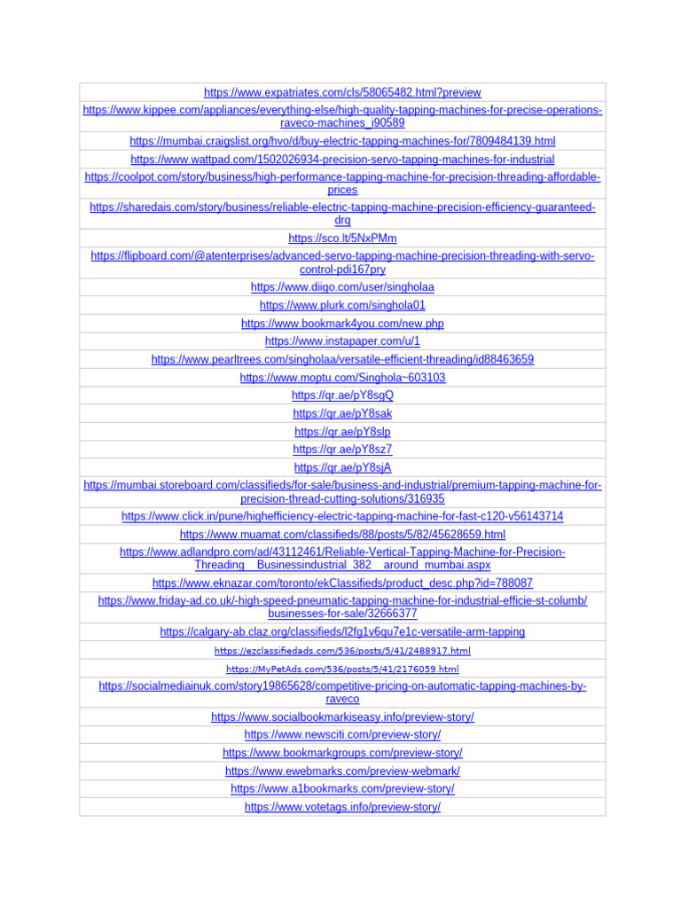Tapping Machine | PDF