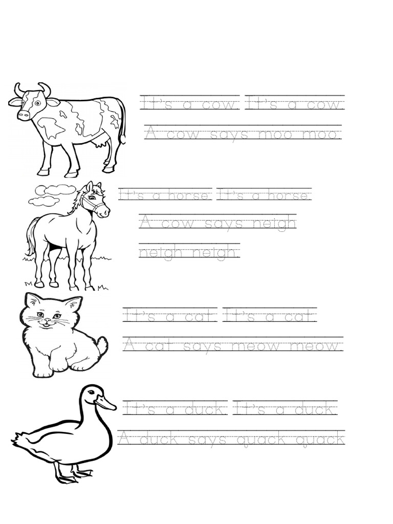 Kindy 1B U6 L5 and L6 Worksheets | PDF