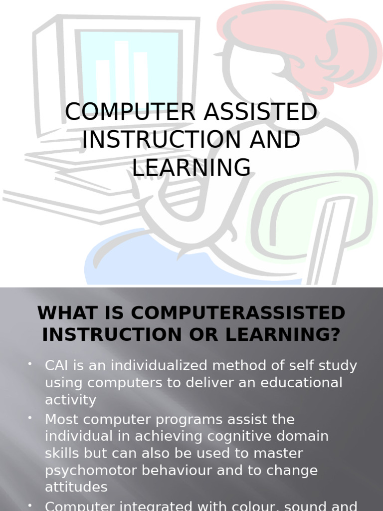 Computer Assisted Instruction and Learning | PDF | Learning | Simulation
