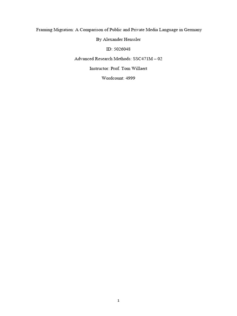 Annotated-Alexander Henssler RM Design Final-2 | PDF | Framing (Social Sciences) | Sampling ...