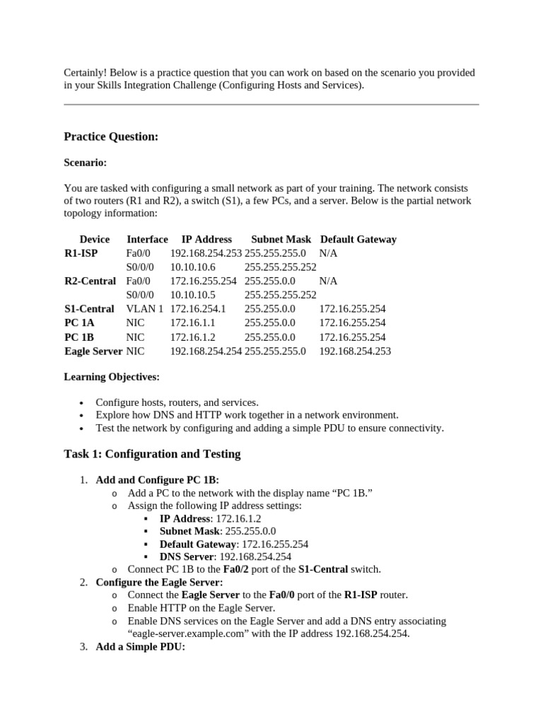 Practice | PDF | Computer Network | Domain Name System