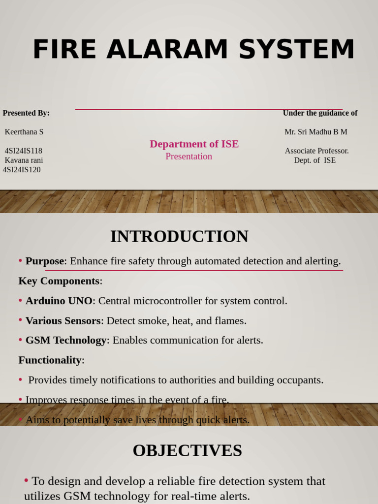 GSM-Based Fire Alarm System Design | PDF | Arduino | Sensor