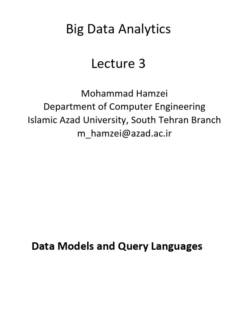 IAU-ST-Lecture3 | PDF | Databases | Relational Database IAU-ST-Lecture3 | PDF | Databases | Relational Database