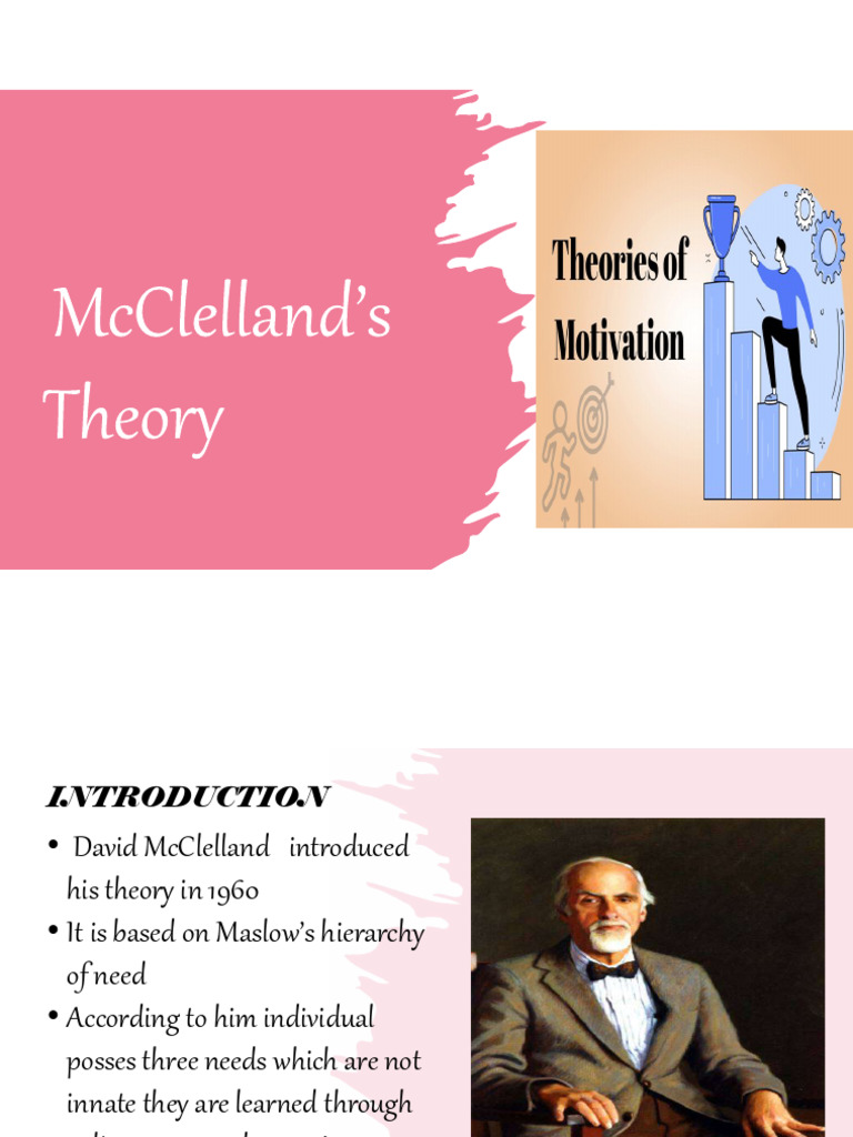 McClelland's Theory | PDF