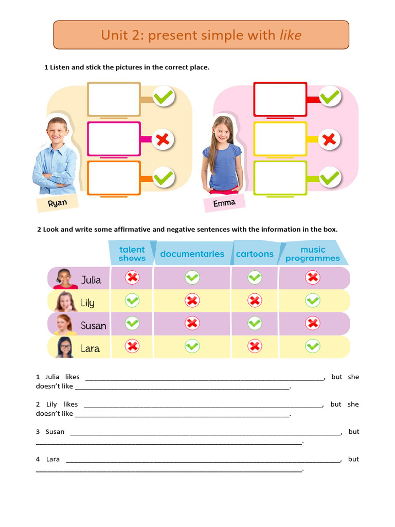 Like Present Simple | PDF