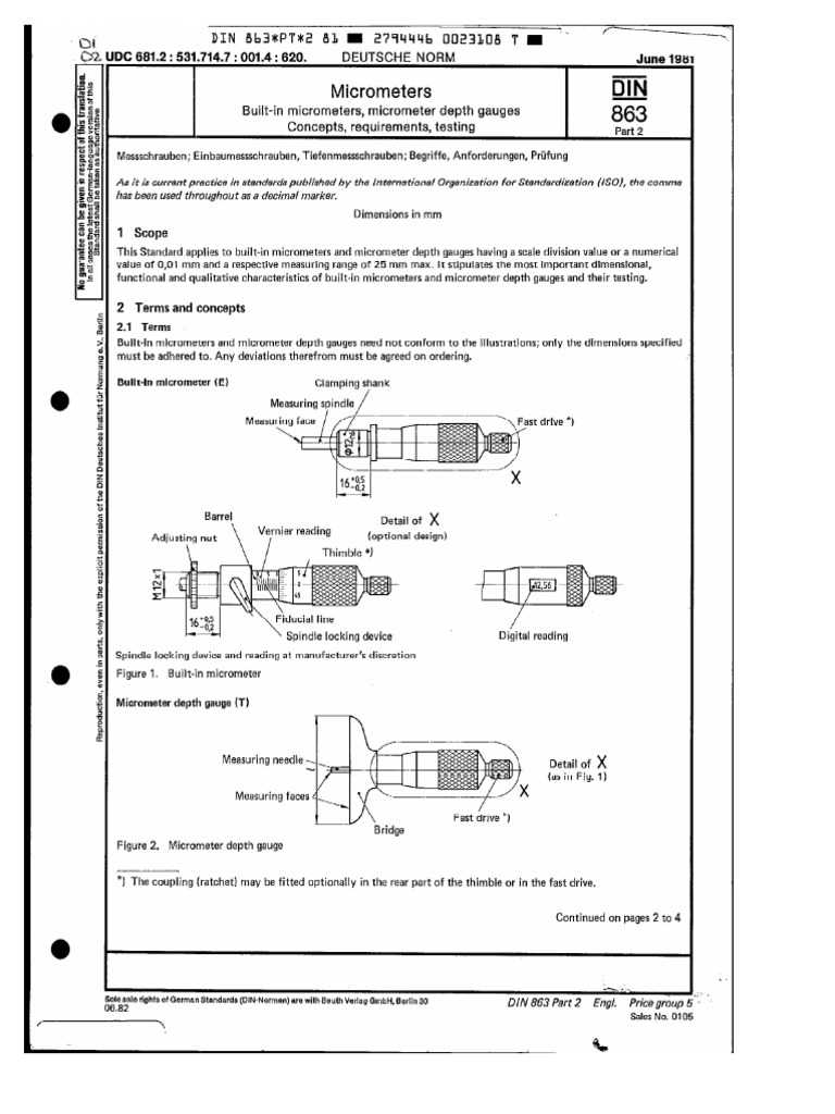 Din 863 Part 2 | PDF