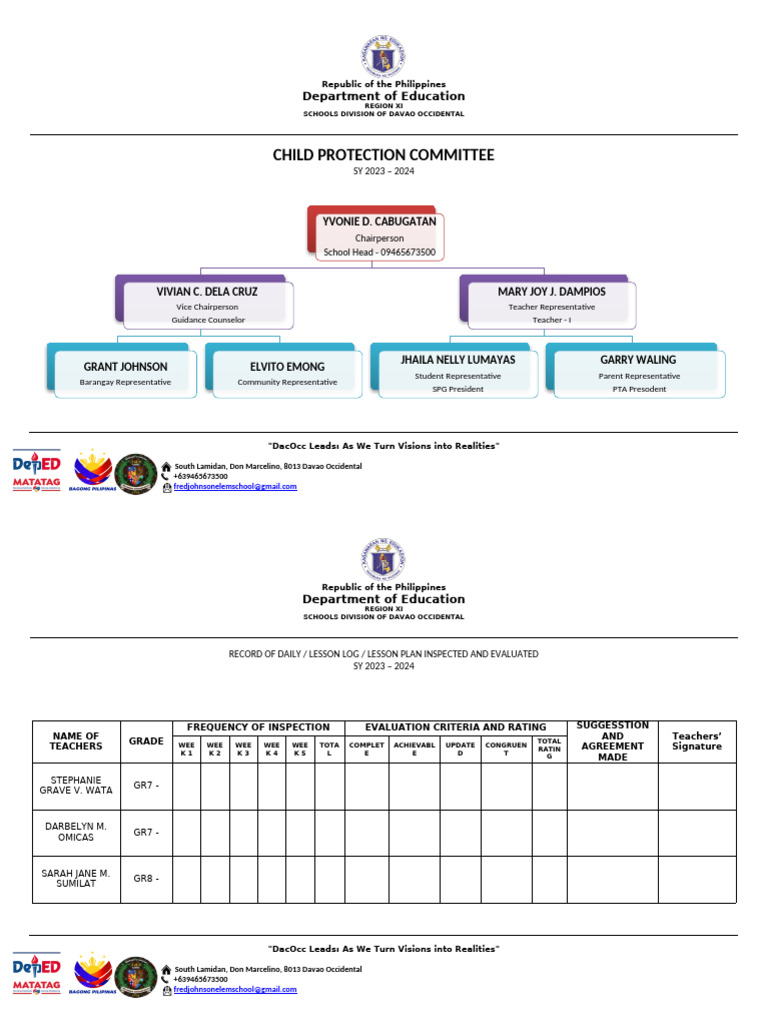 Child Protection Committee | PDF | Teaching