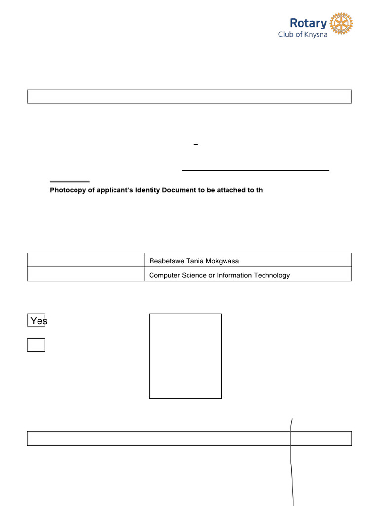 Knysna Tertiary Education Aid Form | PDF | The Guardian
