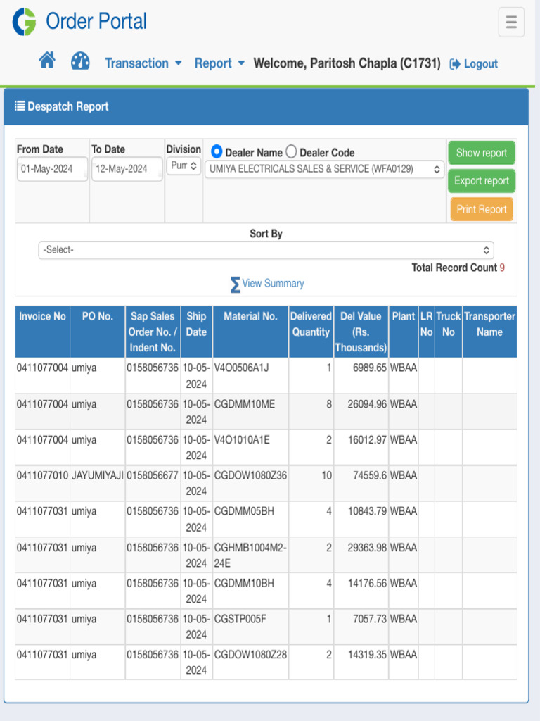 Despatch Report 3 | PDF