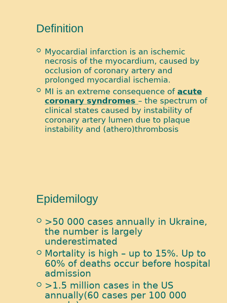 Myocardial Infarction (Excluded) | PDF | Myocardial Infarction ...