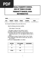 Math p6 Questions From Nesa | PDF | Area