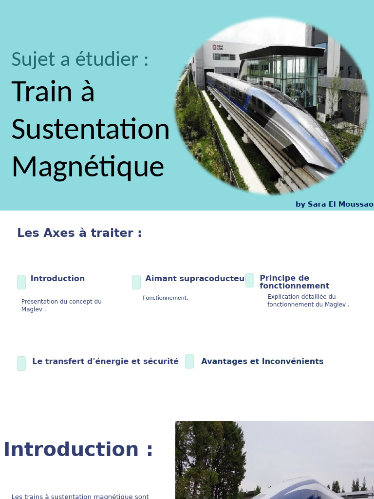 Train SC Maglev : Technologie et Fonctionnement | PDF | Champ ...